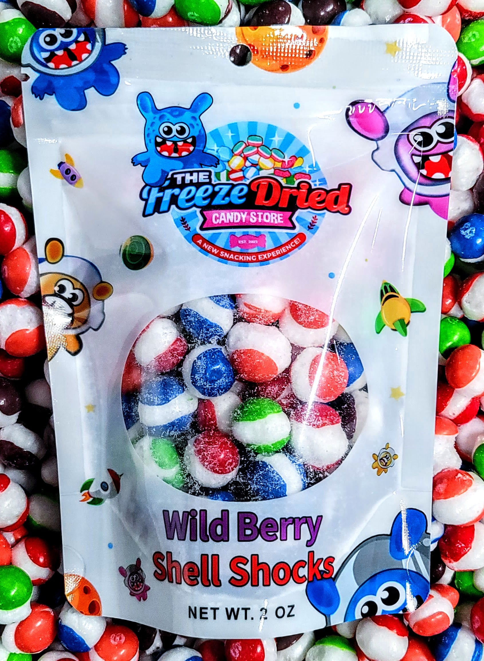 Freeze Dried Candy - Wild Berry Shell Shocks – The Freeze Dried Candy Store