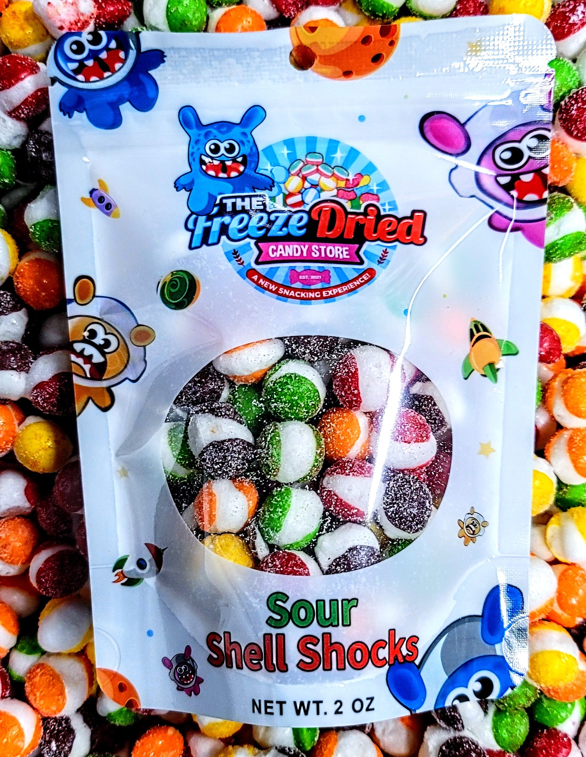 Freeze Dried Candy - Sour Shell Shocks – The Freeze Dried Candy Store