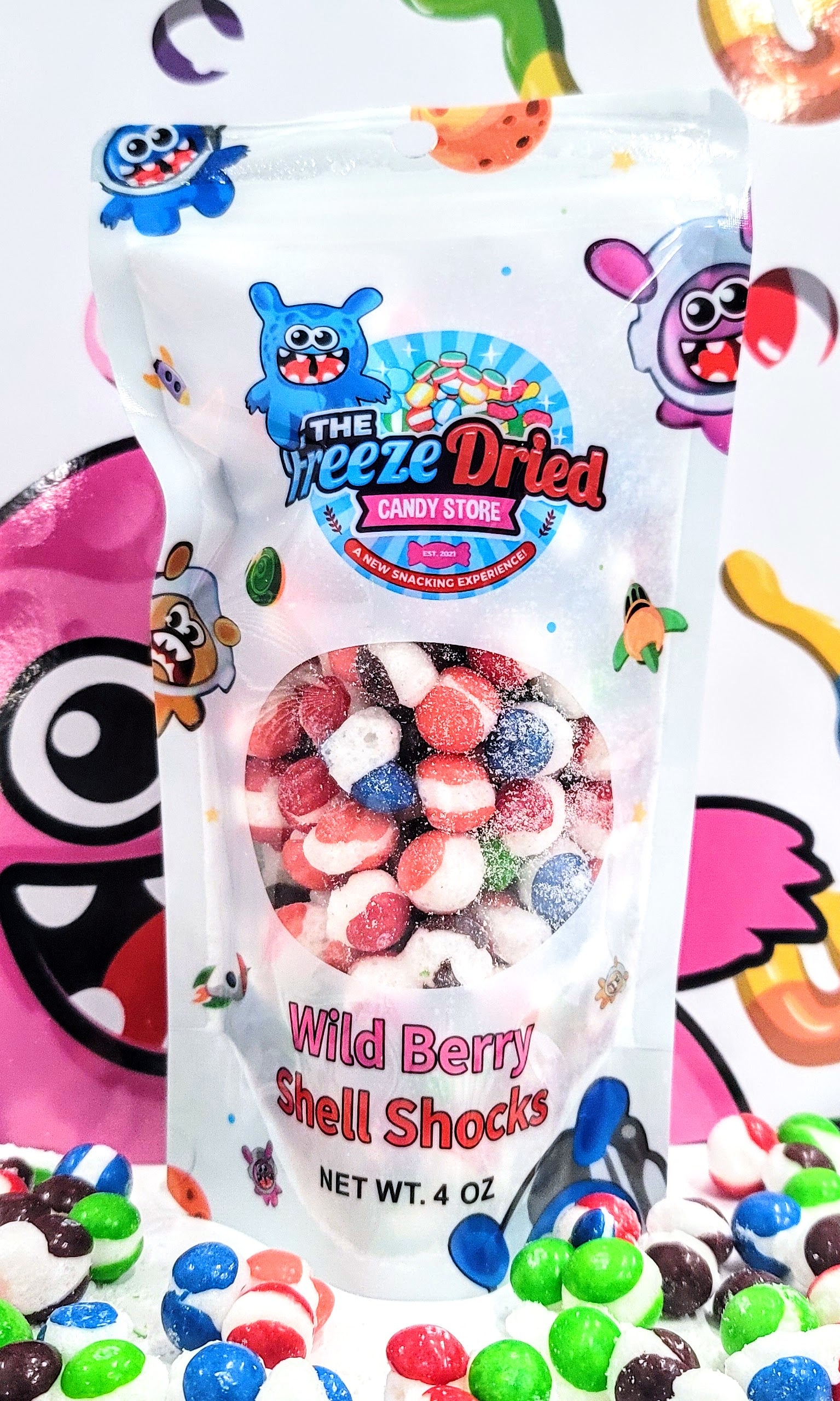 Wild Berry Shell Shocks – The Freeze Dried Candy Store