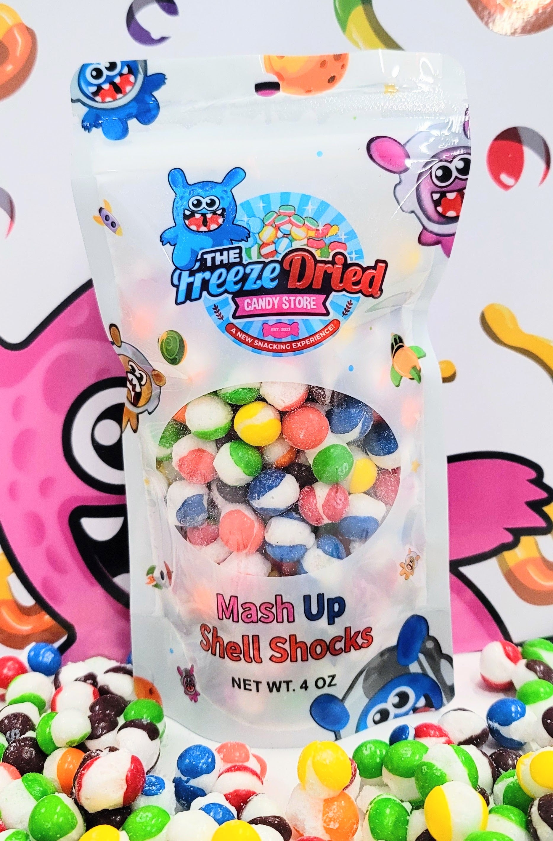 Mash Up Shell Shocks – The Freeze Dried Candy Store