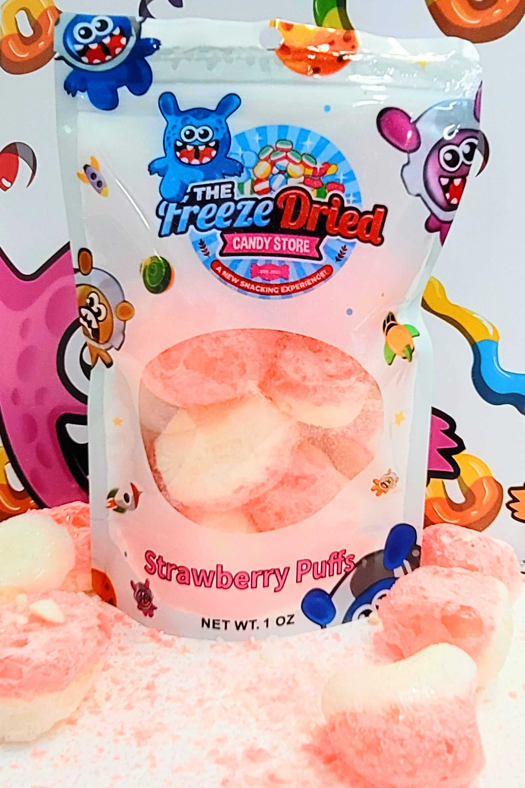 Freeze Dried Candy - Freeze Dried Strawberry Puffs – The Freeze Dried ...