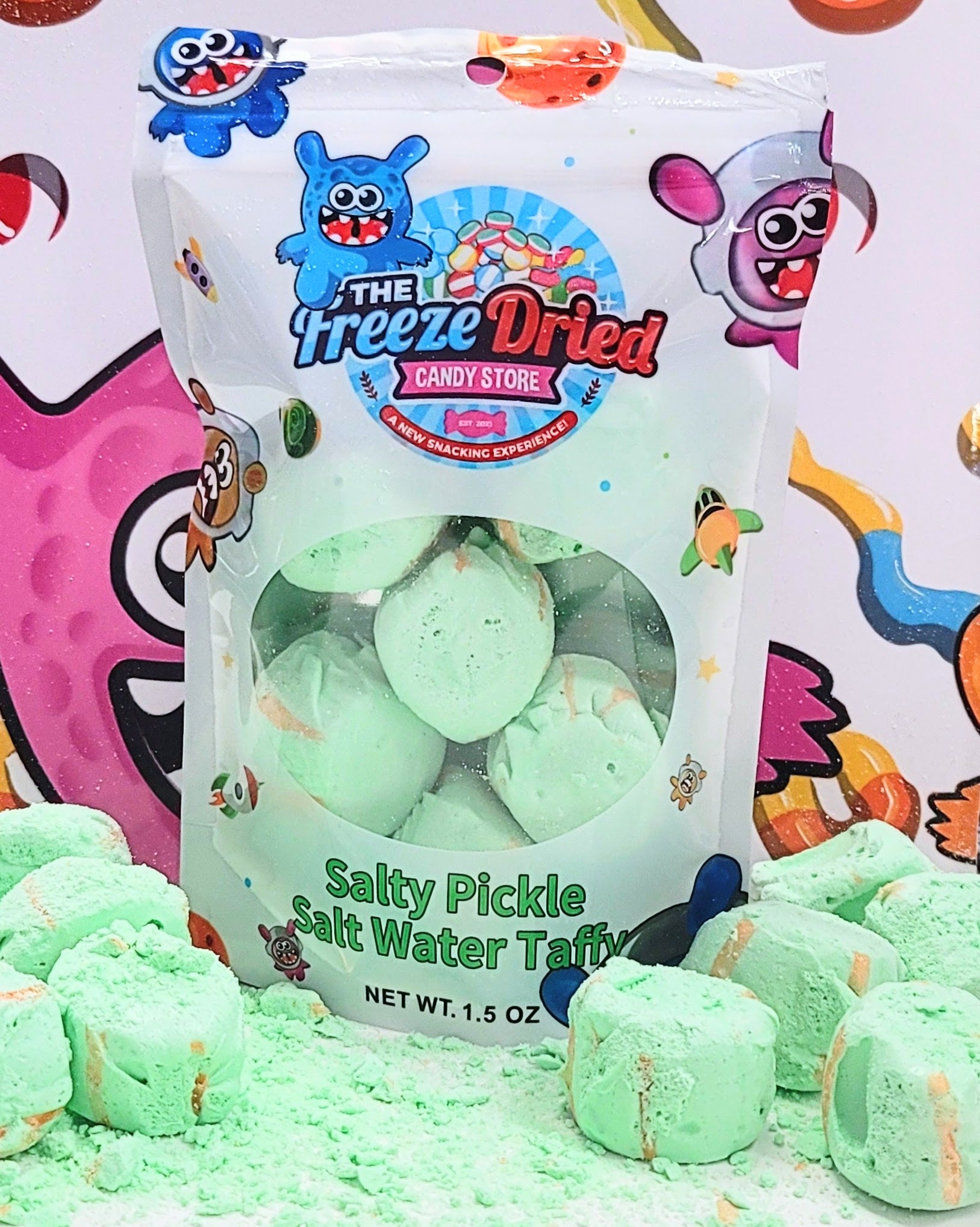 Freeze Dried Candy - Freeze Dried Chicken and Waffle Salt Water Taffy ...