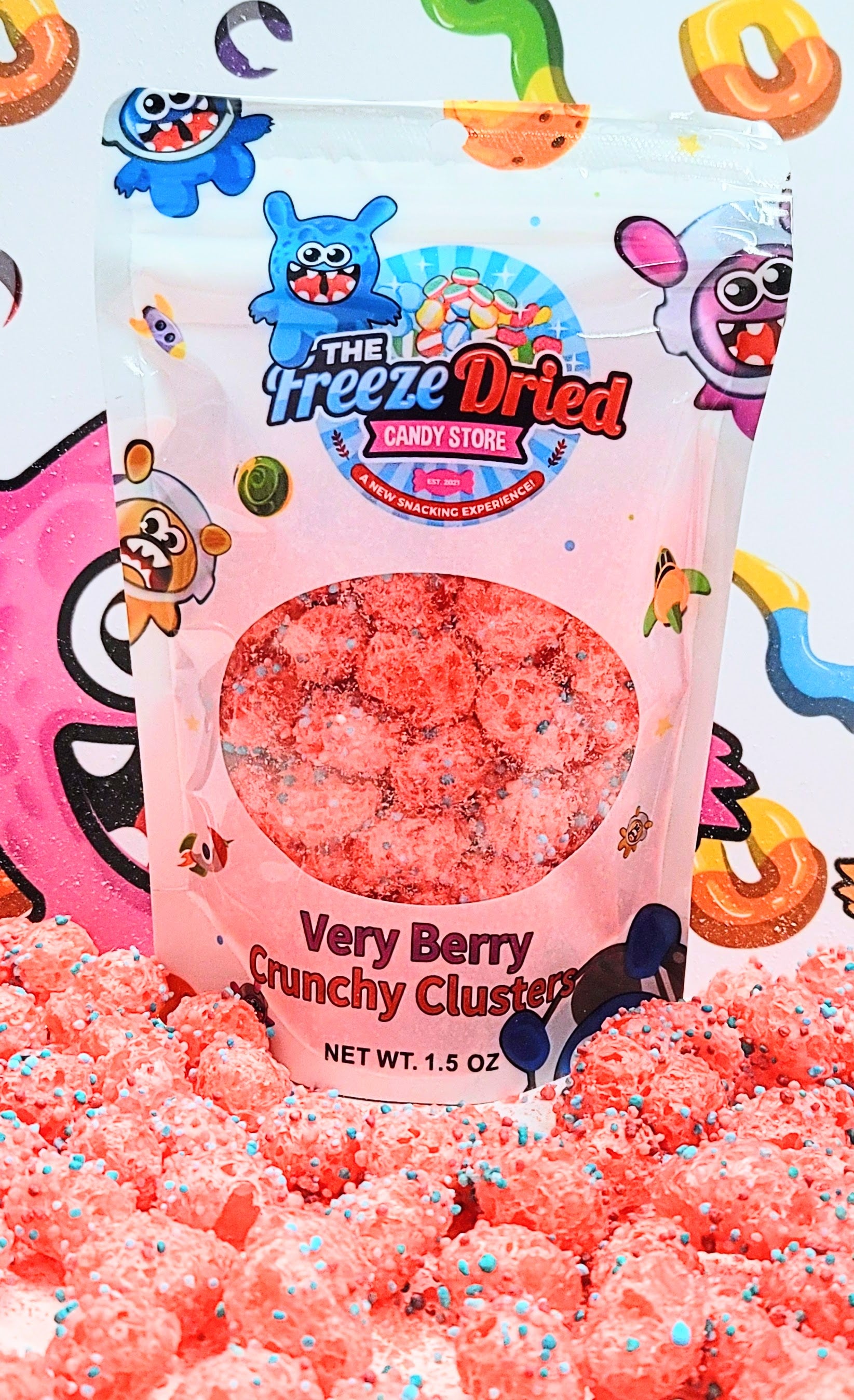 Freeze Dried Candy - Freeze Dried Very Berry Crunchy Clusters – The ...