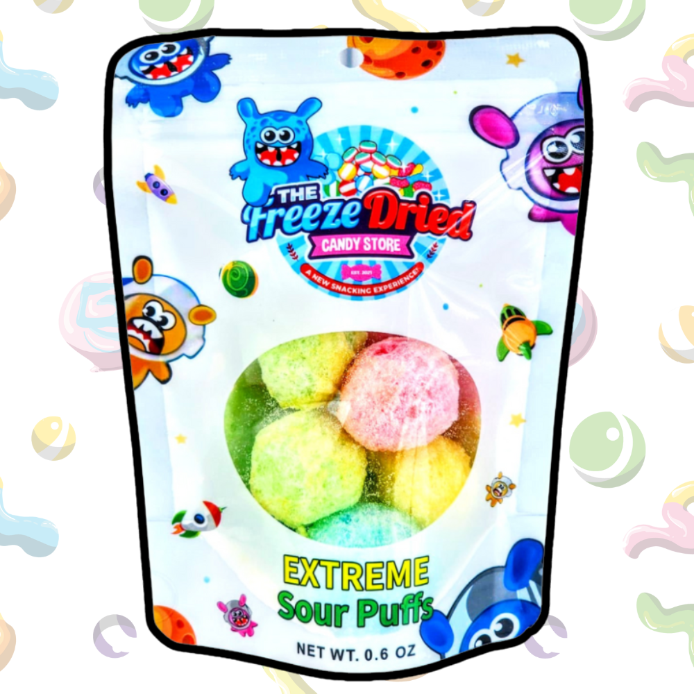 Freeze Dried Candy - EXTREME SOUR PUFFS!!! – The Freeze Dried Candy Store