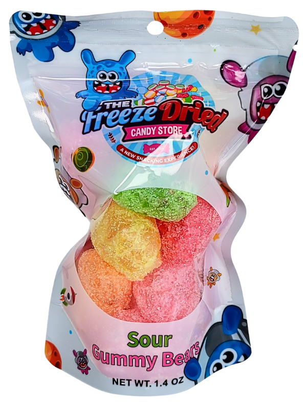 Sour Gummi Bears – The Freeze Dried Candy Store