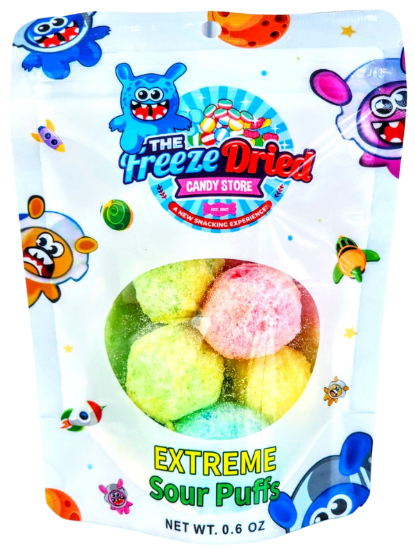 Freeze Dried Candy - EXTREME SOUR PUFFS!!! – The Freeze Dried Candy Store