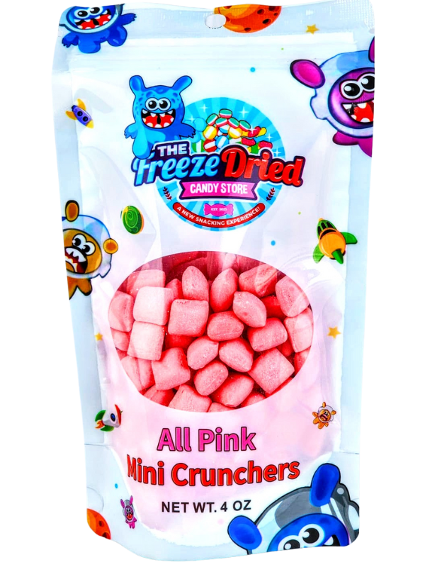 Freeze Dried Candy - Freeze Dried All Pink Mini Crunchers – The Freeze ...