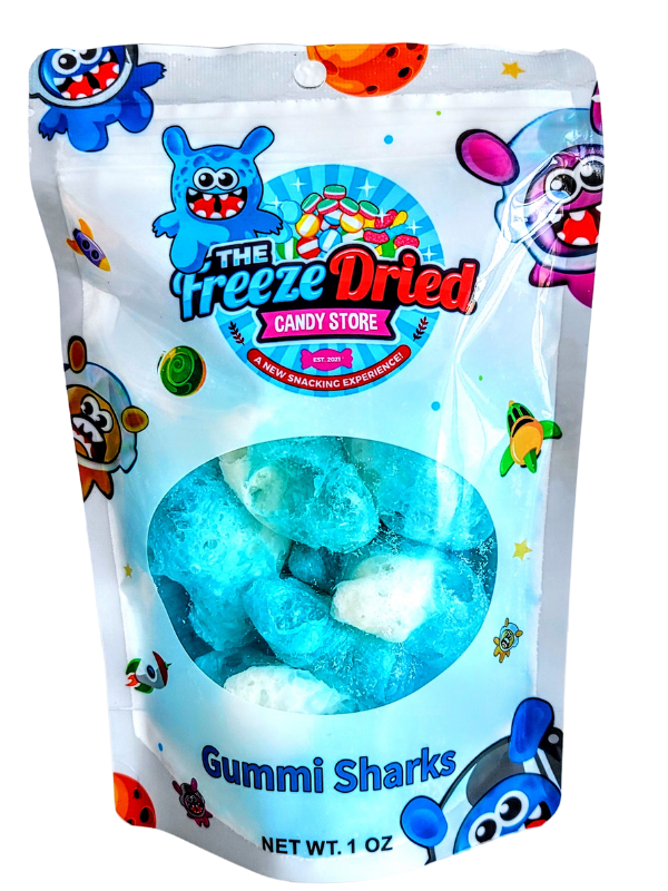 Freeze Dried Gummi Sharks – The Freeze Dried Candy Store