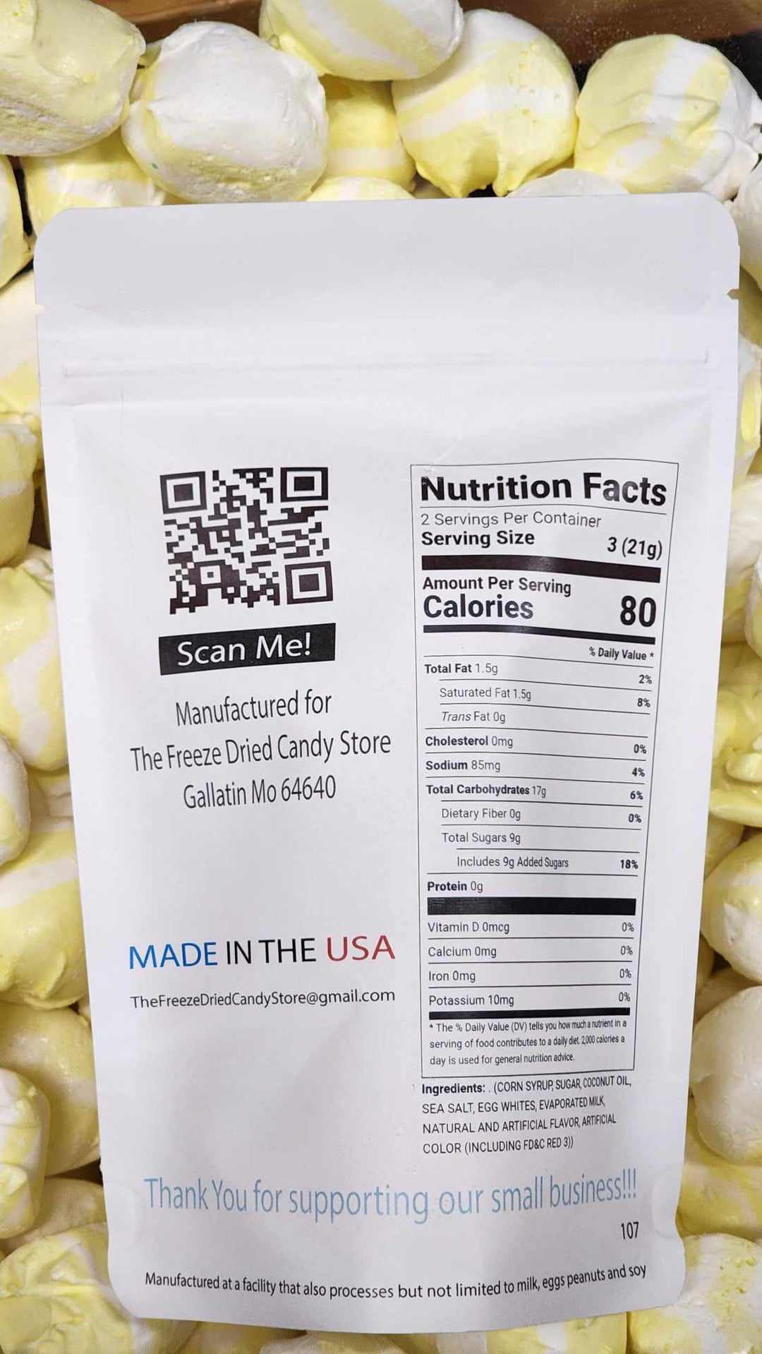 Freeze Dried Candy - Freeze Dried Buttered Popcorn Salt Water Taffy ...
